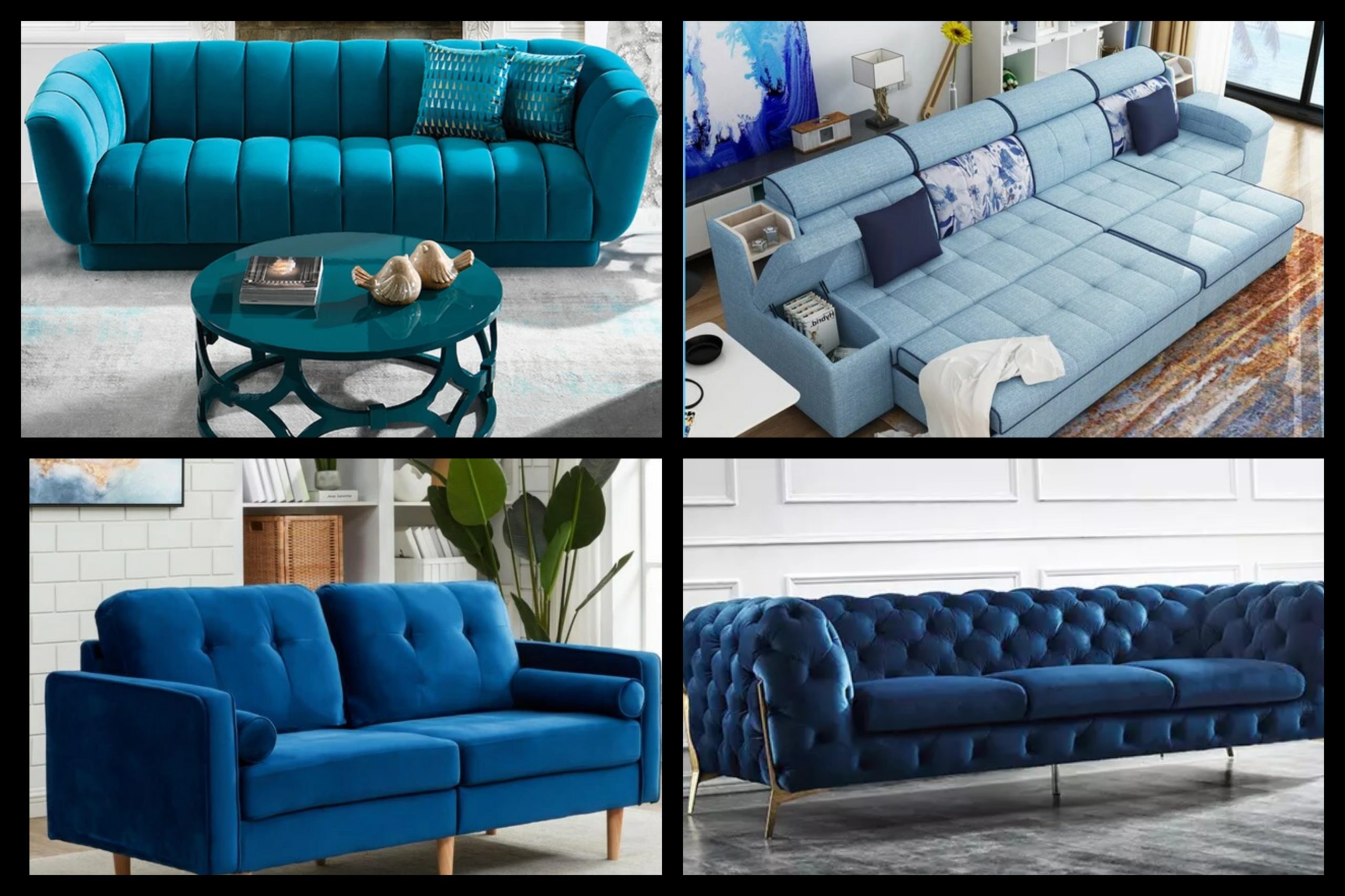 25 Blue Living Room Couch Ideas - ENTIBUZZ